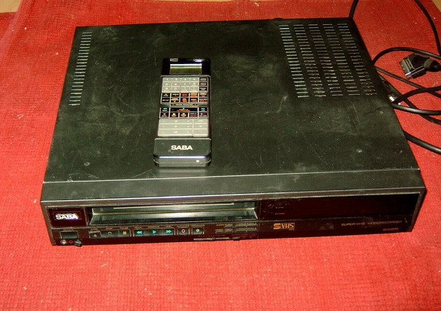 SVHS SUPER VHS, Saba VR6480, HiFi Stereo Videorecorder Videorekorder ...