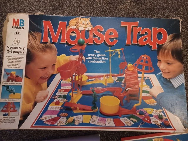 MOUSE TRAP VINTAGE MB Games jeu de société. Voir description EUR 11,59 ...