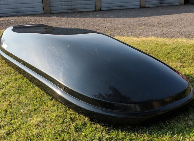 THULE VISION 650/850 roof box black carbon £300.00 - PicClick UK