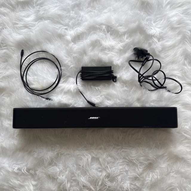 BOSE SOLO 5 Soundbar Sound Bar (No Remote) With PSU Optical Audio Cable ...