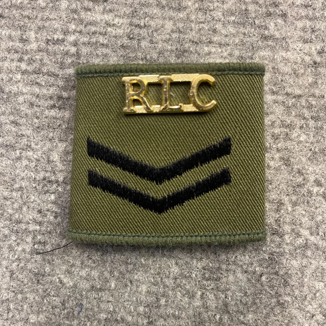 BRITISH ARMY SURPLUS Royal Logistic Corps Rank Slide Corporal Cpl RLC ...