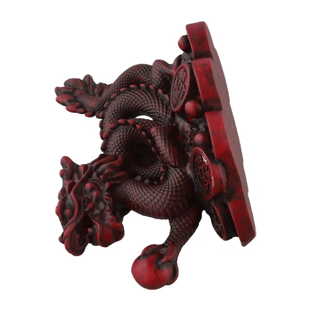 FIGURINE DRAGON DE bon augure symbole richesse et succès ornement feng ...