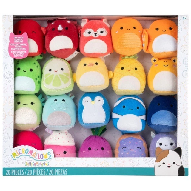 ORIGINAL SQUISHMALLOWS MICROMALLOWS Plush 20 Pack (with Ricky the ...