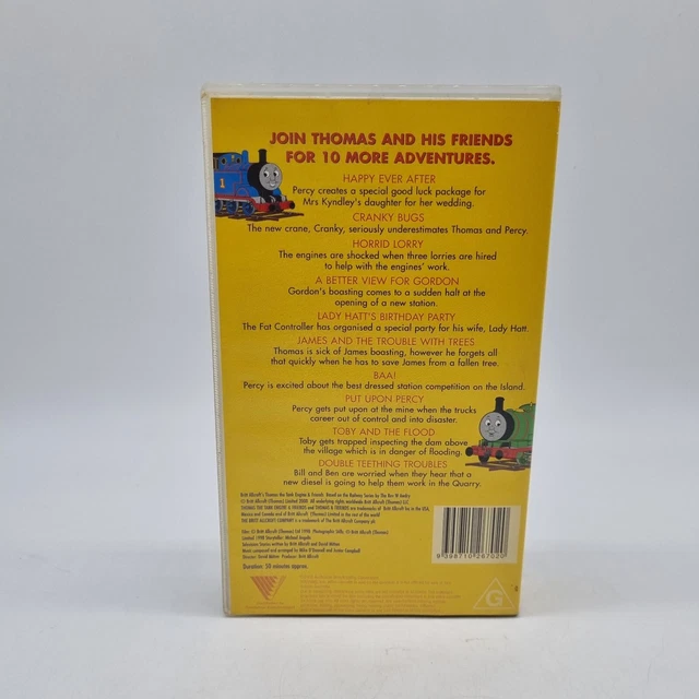 THOMAS THE TANK Engine & Friends VHS Tape Happy Ever After ABC Video ...