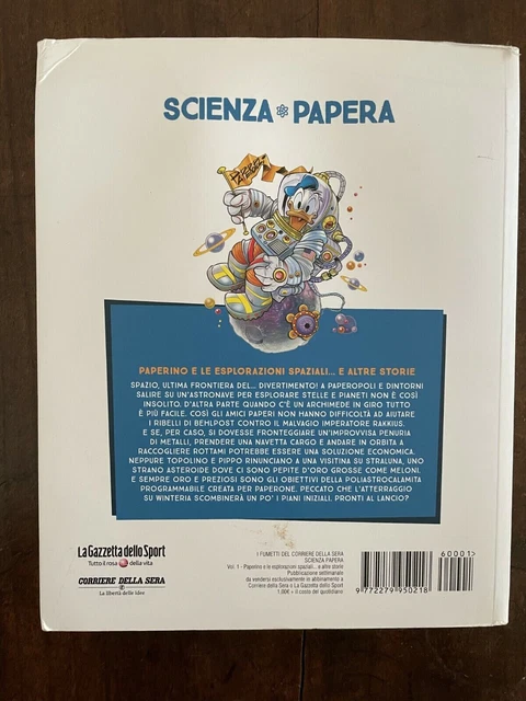 SCIENZA PAPERA - Paperino e le esplorazioni spaziali... e altre storie ...