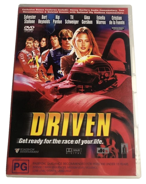 DRIVEN DVD SYLVESTER STALLONE BURT REYNOLDS action drama VGC fast post ...