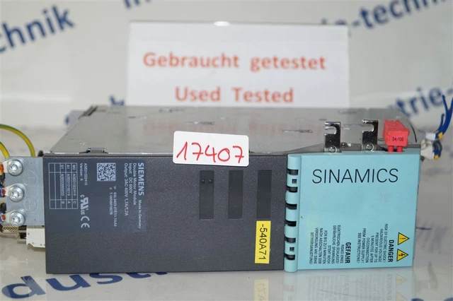 SIEMENS SINAMICS 6SL3420-2TE11-7AA0 Double Moteur Module EUR 1.442,02 ...