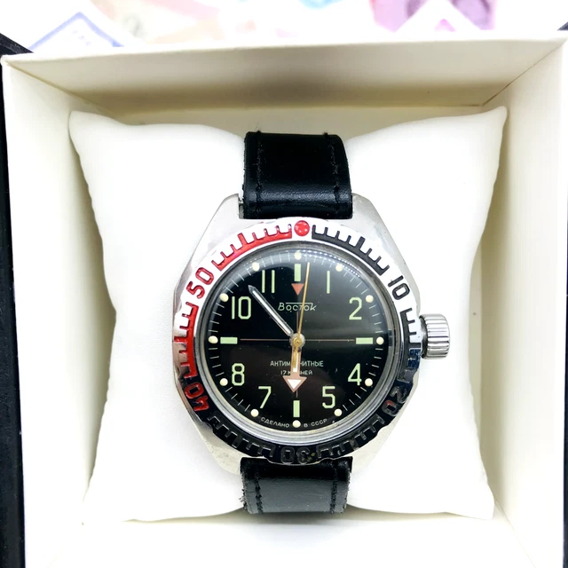 SNIPER ORIGINAL RARE Vostok Amphibia 2409 Vostok URSS amphibien ...