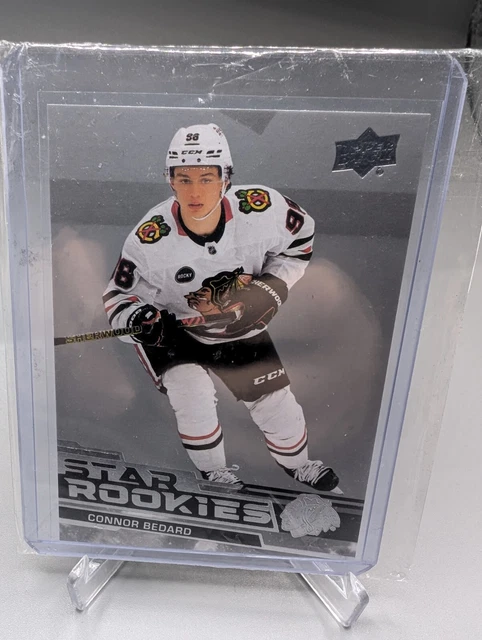 CONNOR BEDARD 23/24 2024 Upper Deck Star Rookies Box Rookie Blackhawks ...
