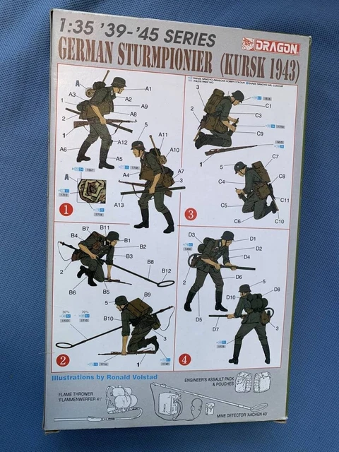 1/35 DRAGON GERMAN Combat Engineer Kursk 1943 Hasegawa Dragon 6098 EUR ...