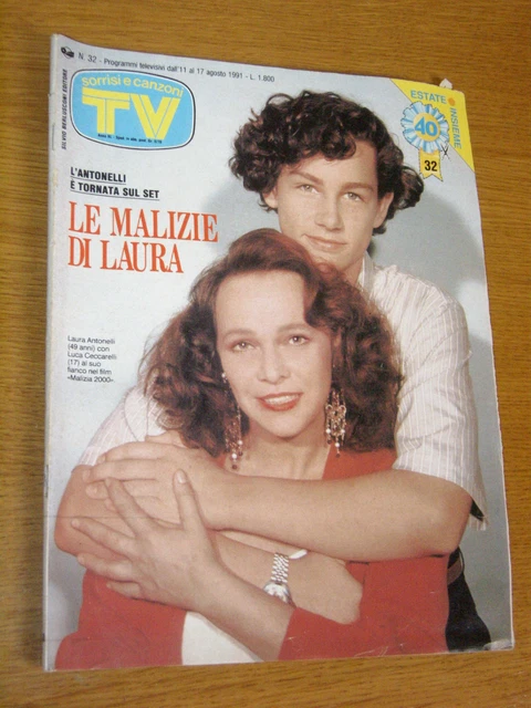 1991/32=LAURA ANTONELLI=FRANCESCA DELLERA=EROS Ramazzotti=Beautiful ...