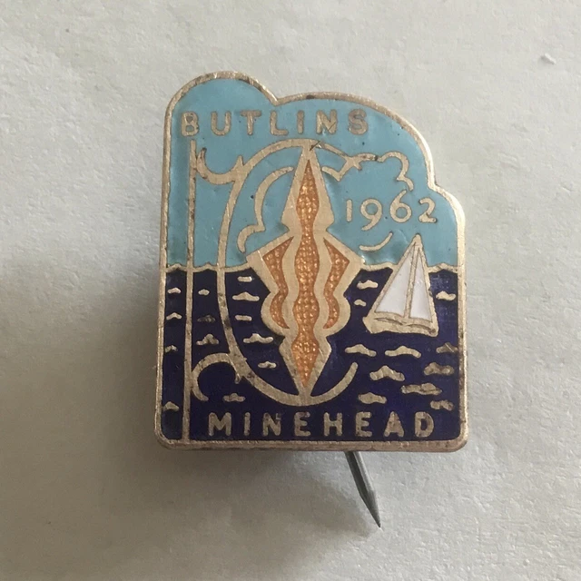 OLD BUTLINS BADGE - Minehead 1962 £1.00 - PicClick UK
