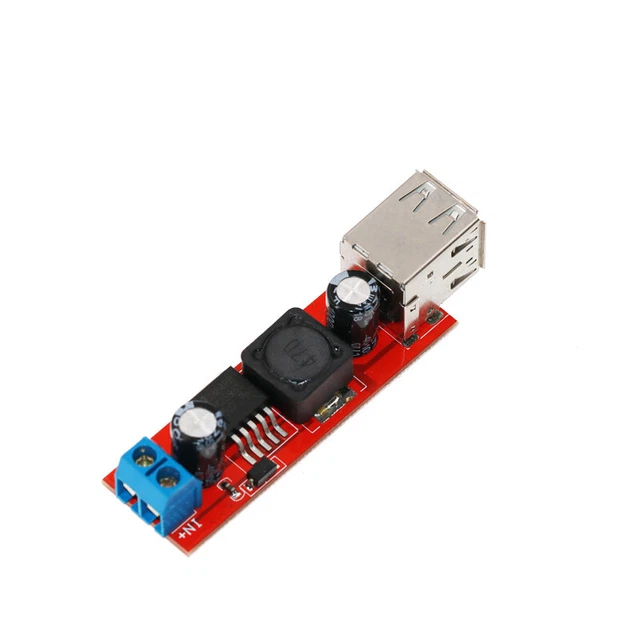 DOUBLE USB CHARGE DC-DC Step Down Converter Module For Vehicle Car ...