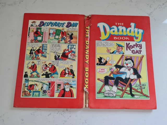1964 DANDY ANNUAL Book RARE Spine Vintage 60th Birthday Gift Unclipped ...