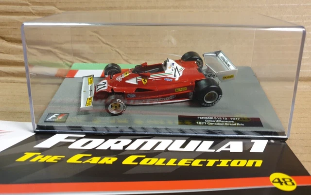 FERRARI 312T2 1977 Gilles Villeneuve Panini F1 Car Collection Issue 48 ...