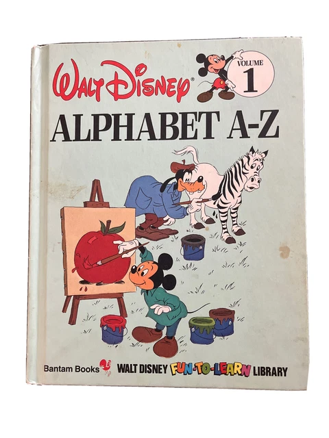 WALT DISNEY VOLUME 1 Alphabet A-Z $8.36 - PicClick AU