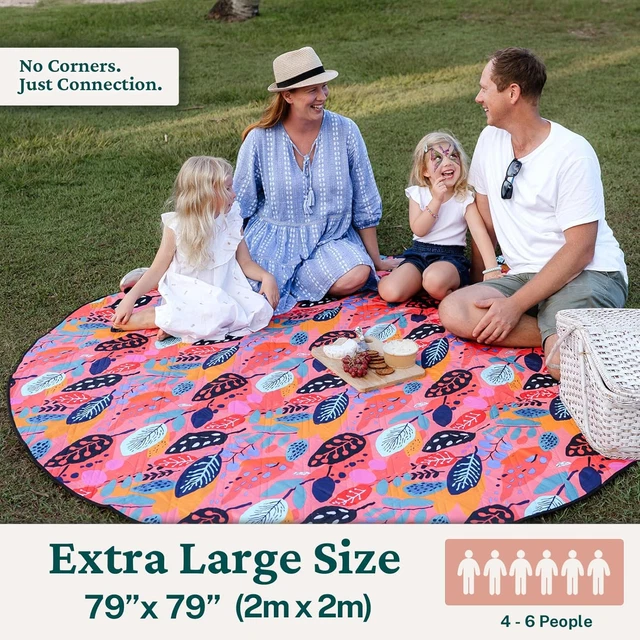 WATERPROOF PICNIC BLANKET Extra Large - 2M - Foldable Picnic Outdoor ...