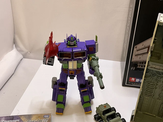 TRANSFORMERS MASTERPIECE OPTIMUS Prime EVA Evangelion complete Takara ...