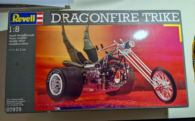 REVELL 07979 DRAGONFIRE Trike 1:8 (1995), offen, vmtl. vollständig ...