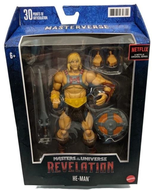 MATTEL MASTERS OF the Universe Masterverse Revelation He-Man 7 in Action Figure £13.55 - PicClick UK