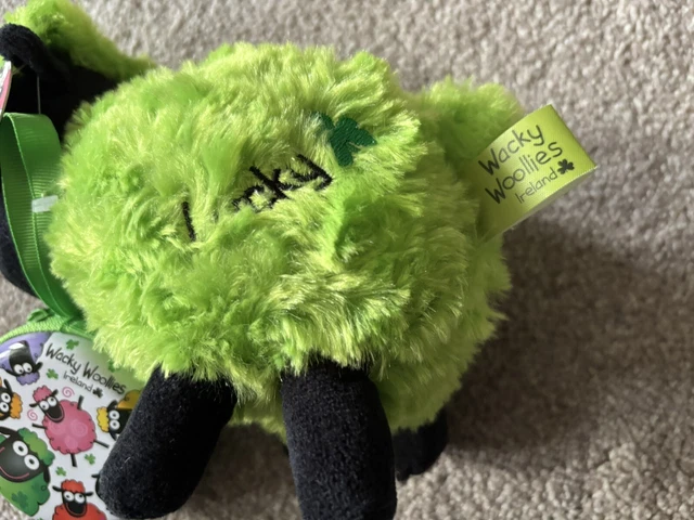 WACKY WOOLIES IRELAND Green Sheep Plush Soft Toy - Brand New With Tags ...