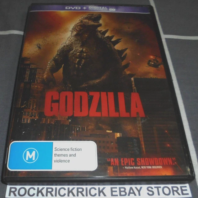 GODZILLA DVD (AARON Taylor, Ken Watanabe, Elizabeth Olsen) Region 4 £3. ...