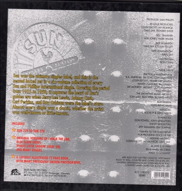 VARIOUS ARTISTS COMPLETE Sun Singles, Vol. 2 - From the Vaults CD set ...