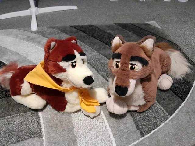AMBLIN UNIVERSAL LYING Balto Jenna Plush Set Dog Wolf Toy 1995 Equity £ ...