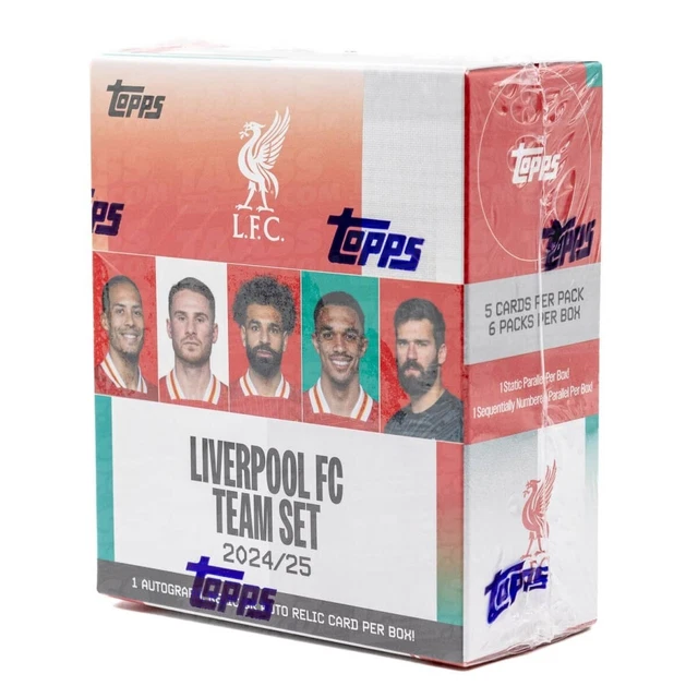 TOPPS LIVERPOOL TEAM Set 2024/25 (Pick your Card) Van Dijk, Nunez ...