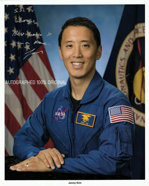 JONNY KIM HAND SIGNED 8x10 PHOTO NASA ASTRONAUT NAVY SEAL AUTOGRAPHED ...