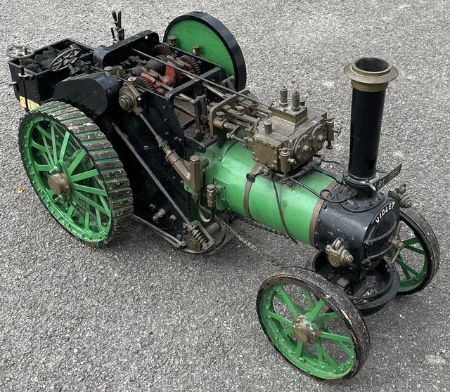 FINE SCRATCH BUILT Steam Traction Engine Working Model Violet RL1951 £ ...