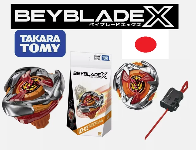 TAKARA TOMY BEYBLADE X UX-02 Starter Hell's Hammer 3-70H JP BEYCODE 1dayShipping EUR 29,69 ...