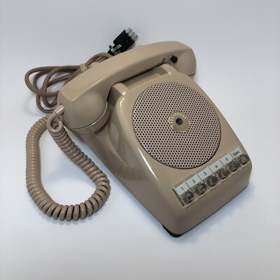 RARE MILITARY INTERCOM Phone Itt Tan Terryphone Built In Speaker As Is ...