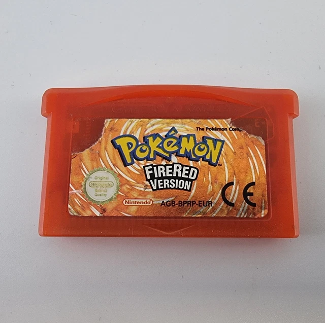 POKÉMON FIRE RED (Game Boy Advance, 2004) - Cartridge Only - GENUINE ...