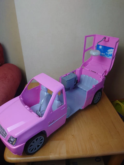 BARBIE PINK PARTY Disco Extending Limousine SUV Vehicle 2010 Mattel £21 ...