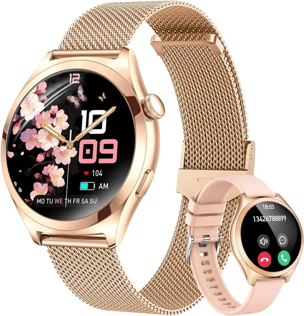 SMART WATCH FOR Women, Answer/Make Calls, 1.27" HD Ladies Smart Watch ...