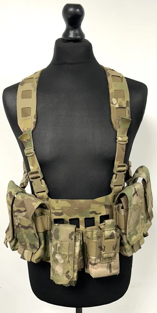 BLUE FORCE TACTICAL MTP Multicam Chest Rig with Warrior Assault Systems ...