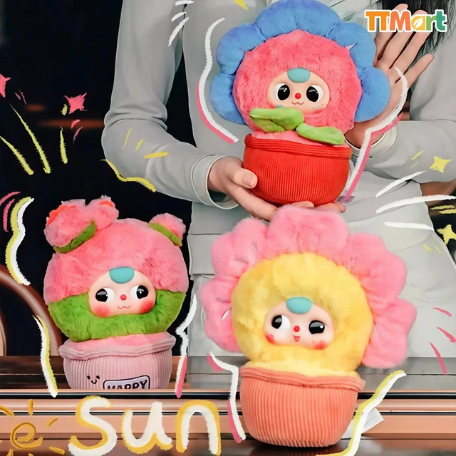BABY THREE A Pot of Little Flower Plush Blind Box $34.95 - PicClick AU