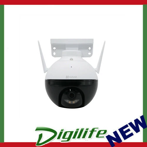 EZVIZ C8C, OUTDOOR Pan/Tilt Camera, AI-Powered Person Detection, Color ...