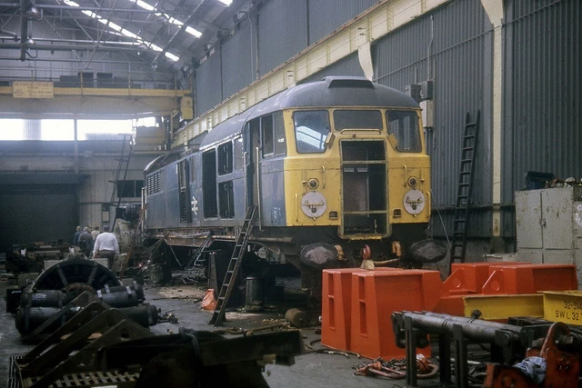 BRITISH RAIL CLASS 31 Doncaster works Rail Photo £1.49 - PicClick UK