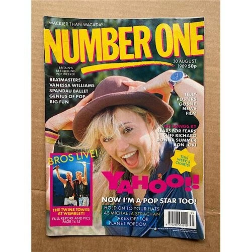 MICHAELA STRACHAN NO.1 Magazine August 30 1989 - Michaela Strachan ...
