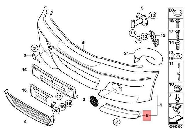 NUOVA BMW M3 E46 M3 Csl Coupé Copertura Aerodinamica Sinistra ...