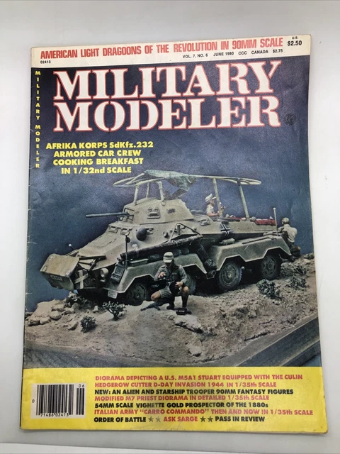 MILITARY MODELER MAGAZINE Vol 7 No.6 June 1980 £13.52 - PicClick UK