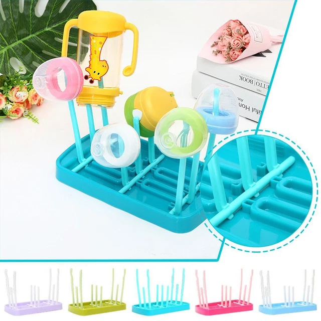 BABY BOTTLE DRYING Rack Foldable Portable Clean Feeding Bottles Teat w ...