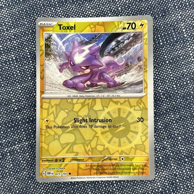 POKÉMON TCG TOXEL SV03: Obsidian Flames 071/197 Reverse Holo Common EUR ...