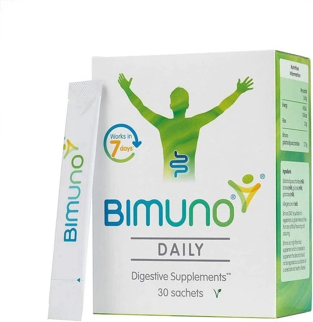 BIMUNO ORIGINAL - Daily Prebiotic Food Supplements. Gut Health Support ...
