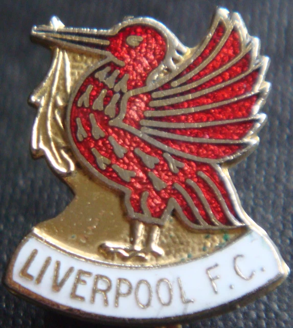 LIVERPOOL FC VINTAGE club crest badge Maker COFFER LONDON Brooch pin ...