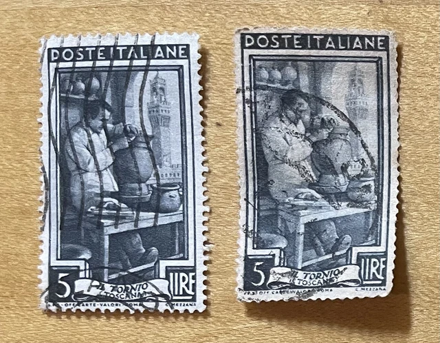 ITALY POSTAGE STAMP 1950 il Tornio Toscana 5 Lire Poste Italiane Used ...