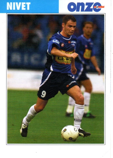 FICHE FOOTBALL ONZE MONDIAL Benjamin Nivet ESTAC EUR 2,90 - PicClick FR