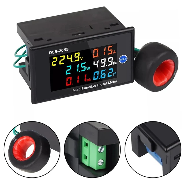 LCD DISPLAY DIGITAL Voltmeter Ammeter for Electrical Parameter ...